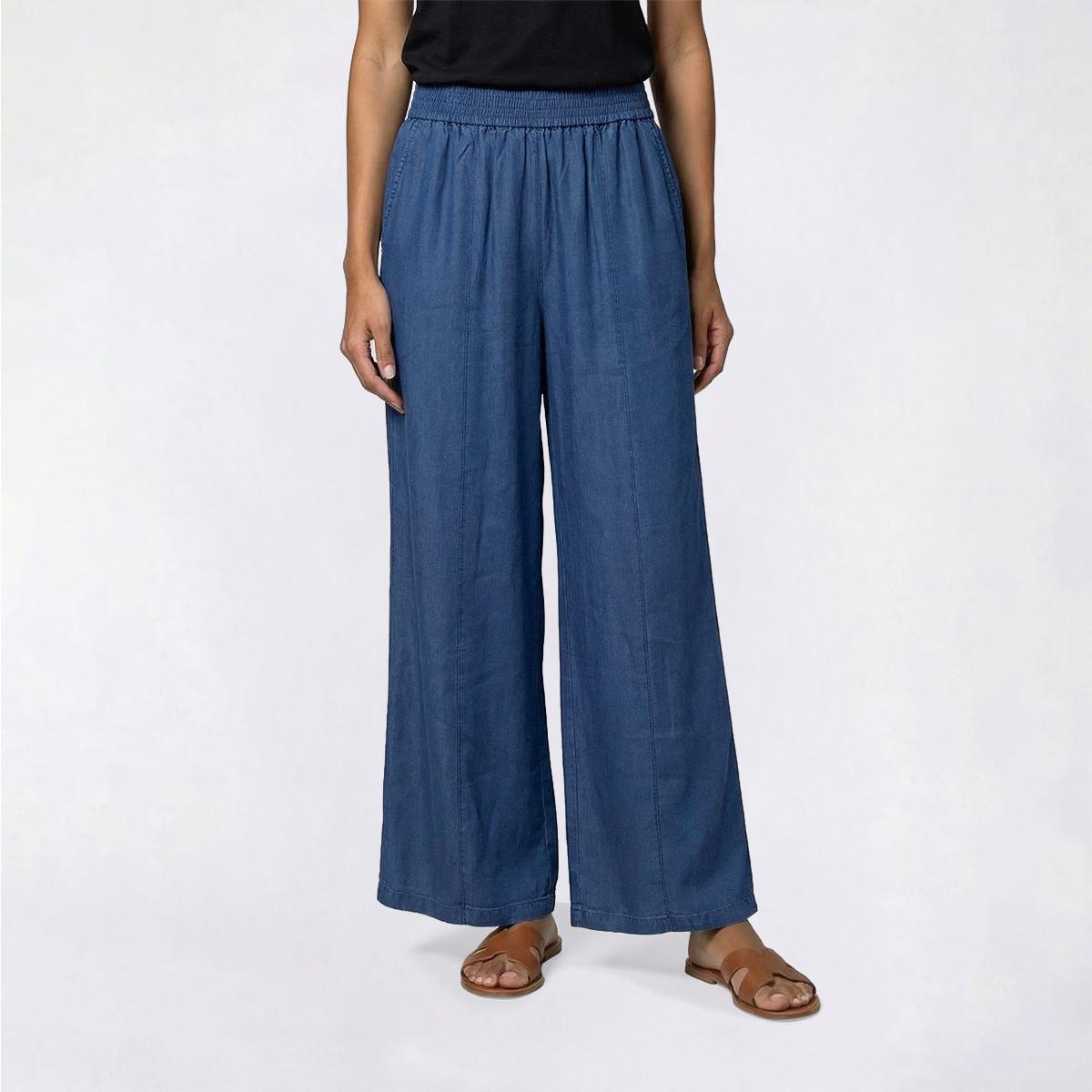 Click here for Womens Nicole Miller Pull On Tencel Wide Leg Palaz... prices